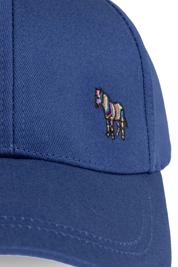 Paul Smith Baseball Cap With Zebra Embroidery - Blue