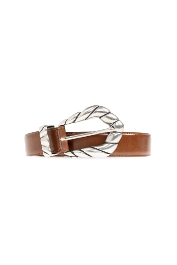 IRO PARIS Embella Leather Belt - Brown