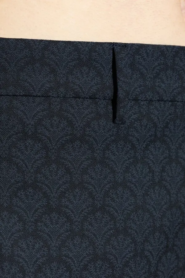 Etro Wool Trousers With Decorative Pattern