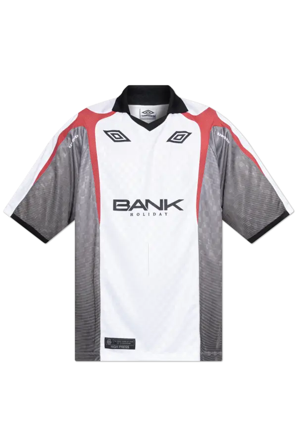 UMBRO Graphic Print V-neck T-shirt