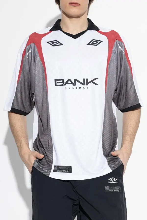 UMBRO Graphic Print V-neck T-shirt