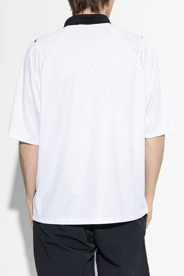 UMBRO Graphic Print V-neck T-shirt