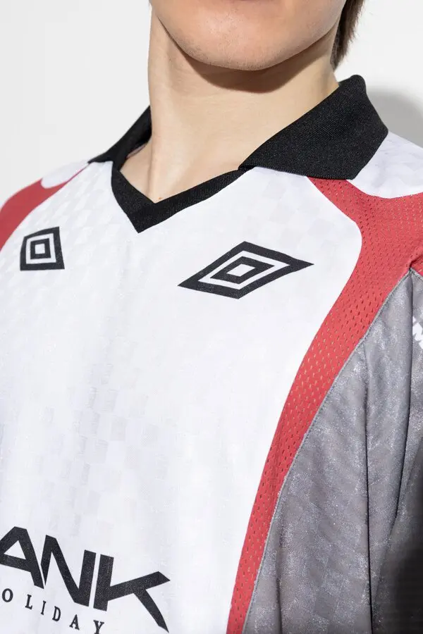 UMBRO Graphic Print V-neck T-shirt