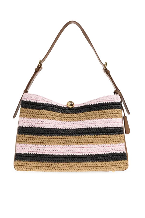 Furla Sfera Soft Large Shoulder Bag - Beige