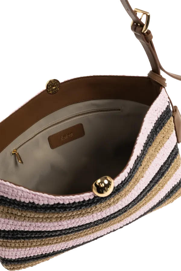 Furla Sfera Soft Large Shoulder Bag - Beige