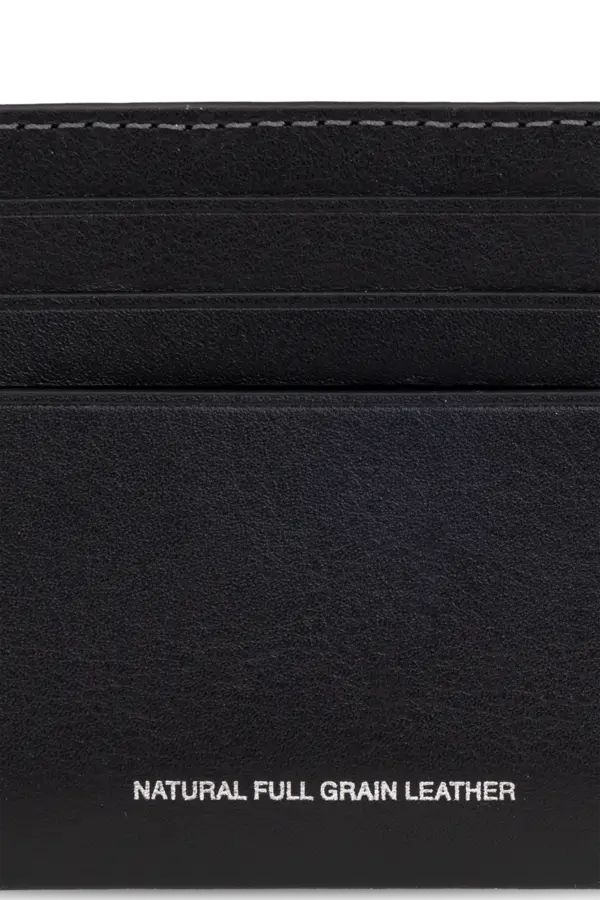 COACH Leather Card Case - Black