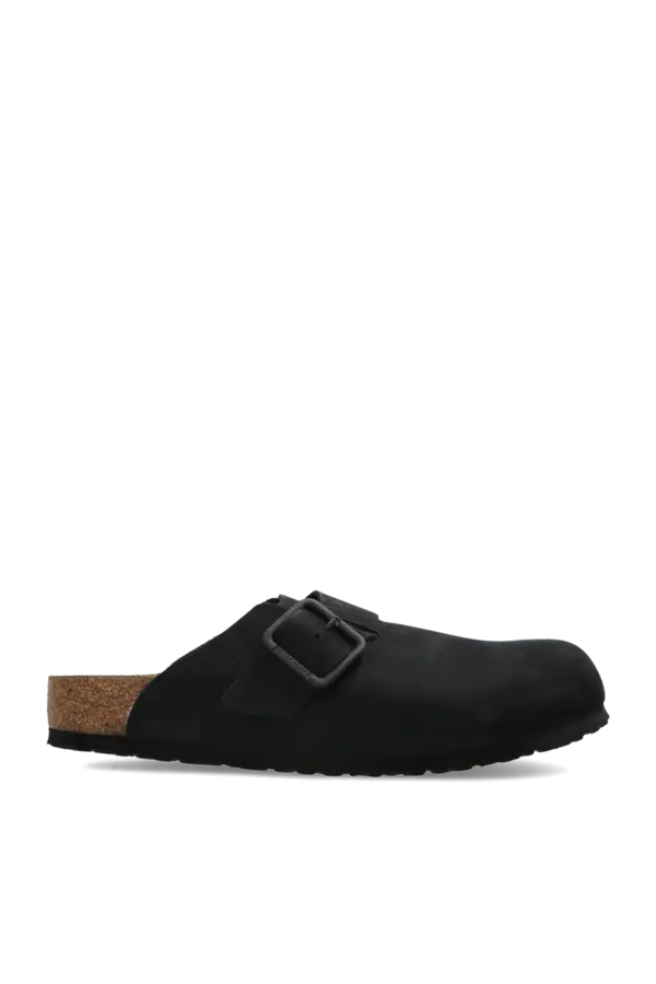 BIRKENSTOCK Boston Wire Buckle Clogs - Brown