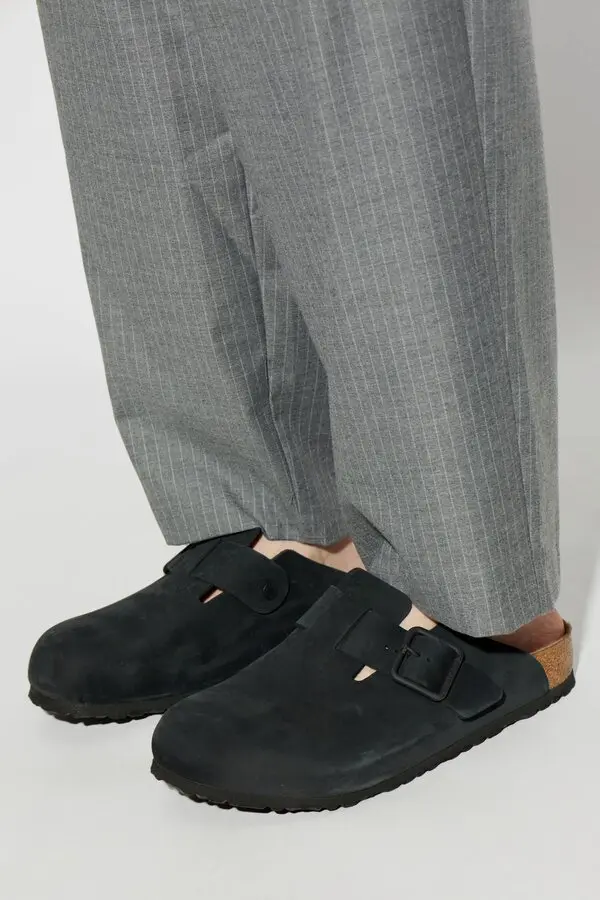 BIRKENSTOCK Boston Wire Buckle Clogs - Brown
