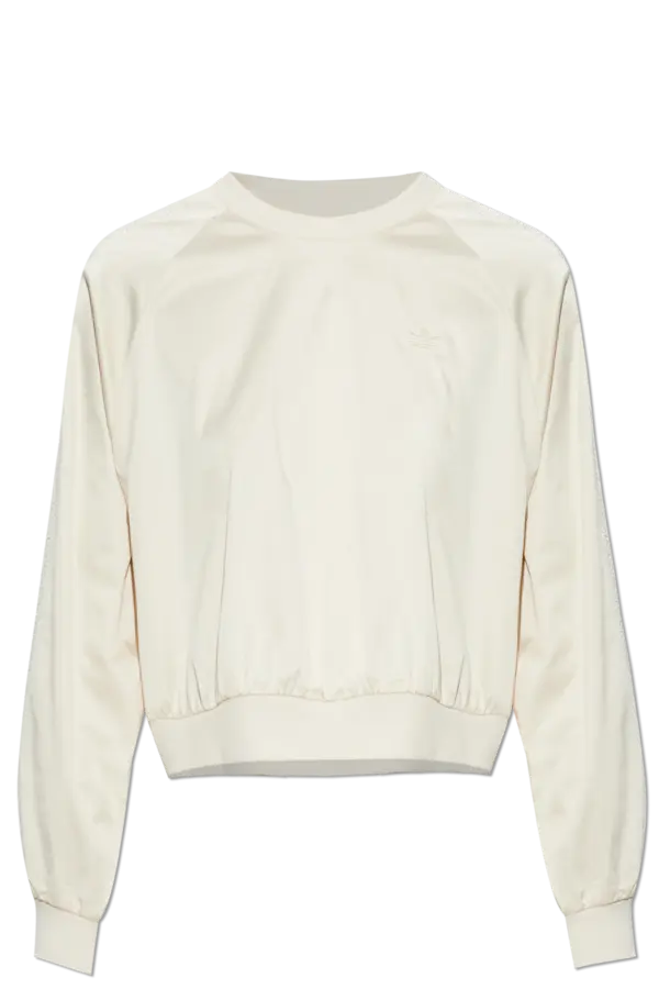 ADIDAS ORIGINALS Logo Sweatshirt - Cream