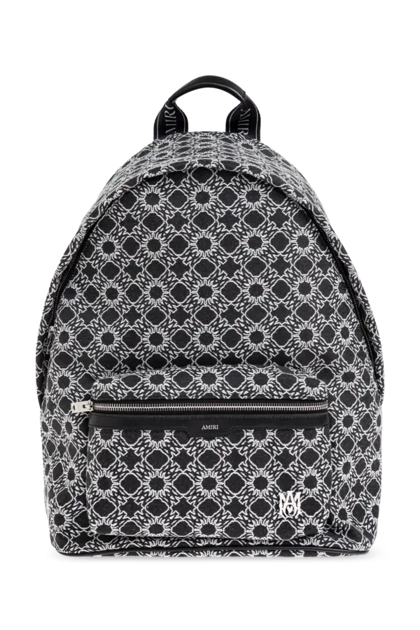 Amiri Monogram Backpack - Black