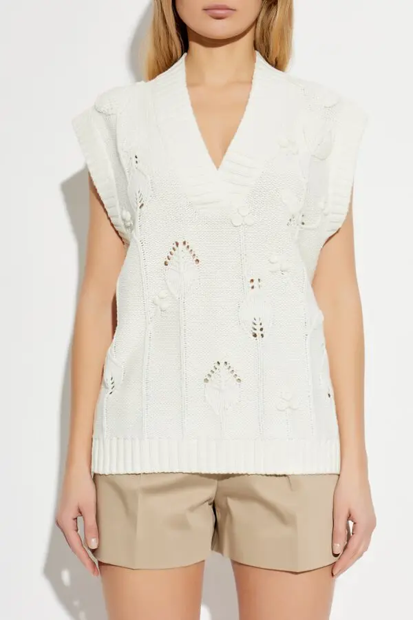 Munthe Baburi Vest - Cream