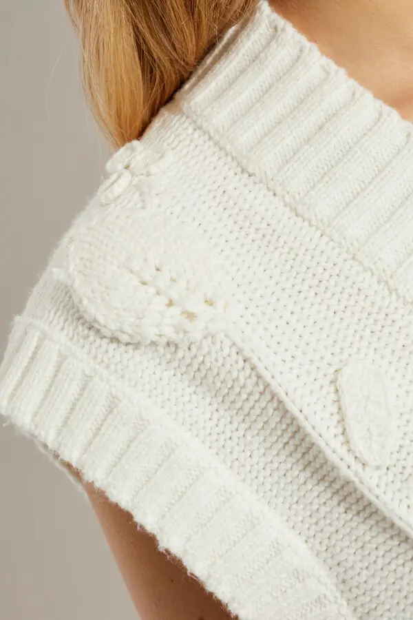 Munthe Baburi Vest - Cream