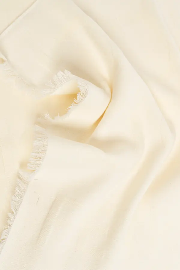 FERRAGAMO Scarf With Logo - Cream