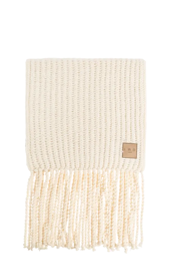 IRO PARIS Fluffy Scarf - Cream