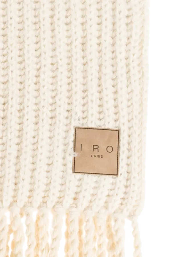 IRO PARIS Fluffy Scarf - Cream