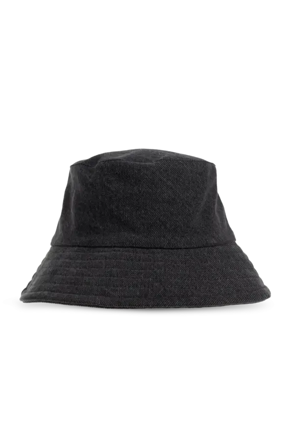 AMI Paris Bucket Hat With Logo Patch - Black