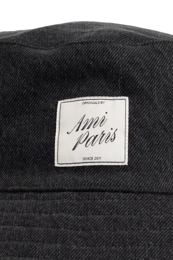 AMI Paris Bucket Hat With Logo Patch