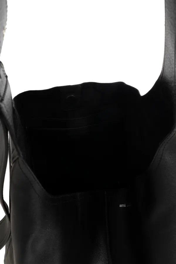AMI Paris Etienne Shoulder Bag - Black