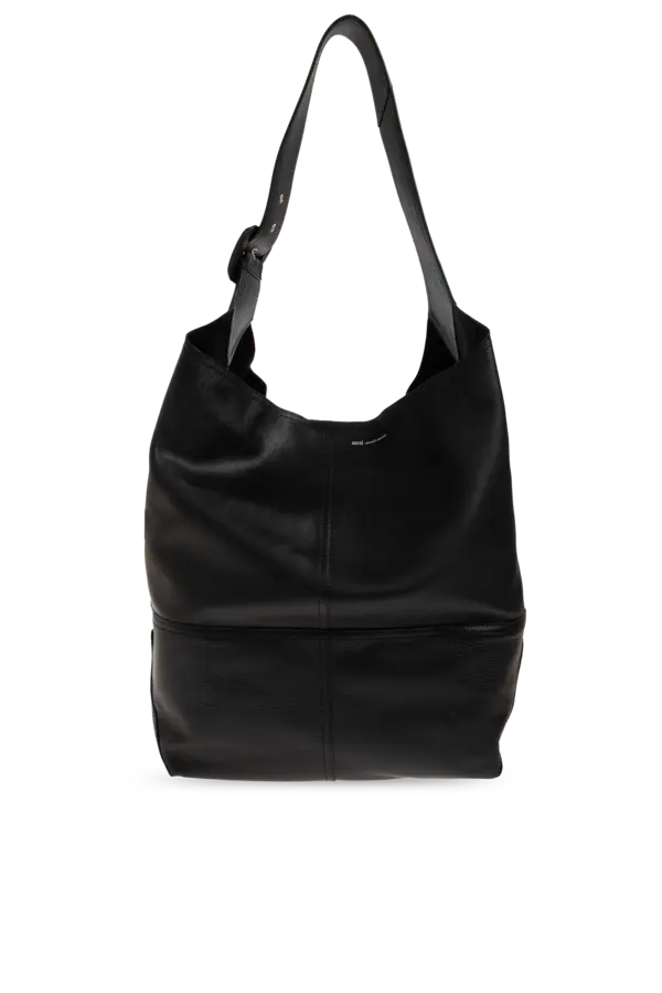 AMI Paris Etienne Shoulder Bag - Black