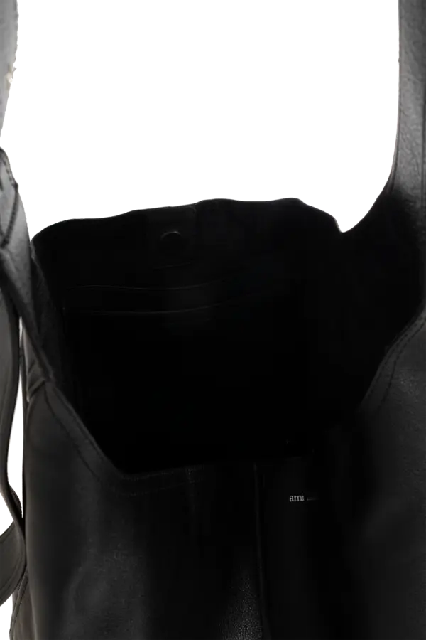 AMI Paris Etienne Shoulder Bag - Black
