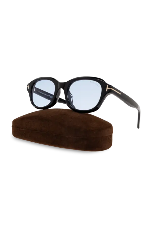 TOM FORD Rectangular Full Rim Sunglasses - Black