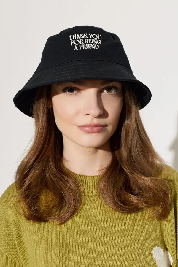 AMI Paris Hat With Embroidered Lettering