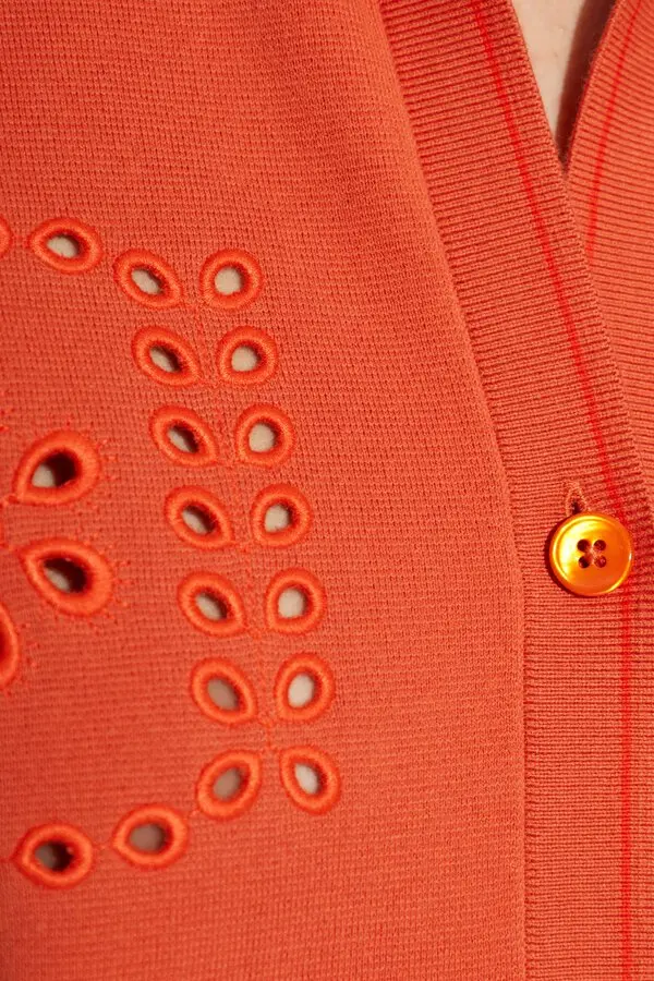 Paul Smith Openwork Embroidered Cotton Shirt