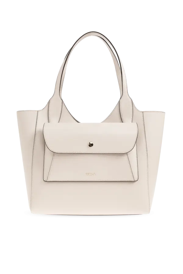 Furla Lea Small Shopper Bag - Cream