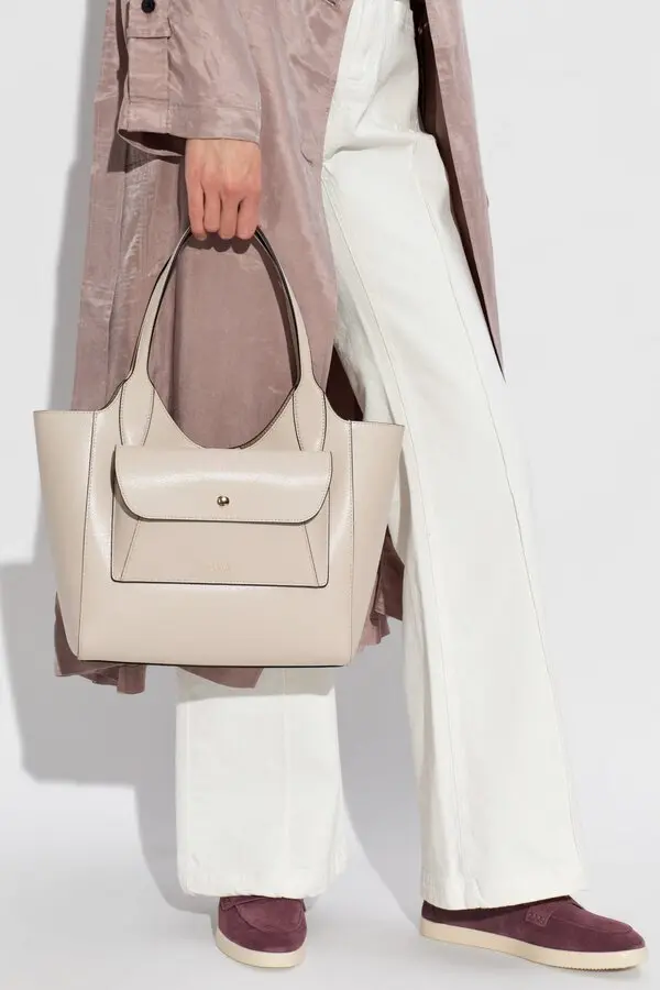 Furla Lea Small Shopper Bag - Cream