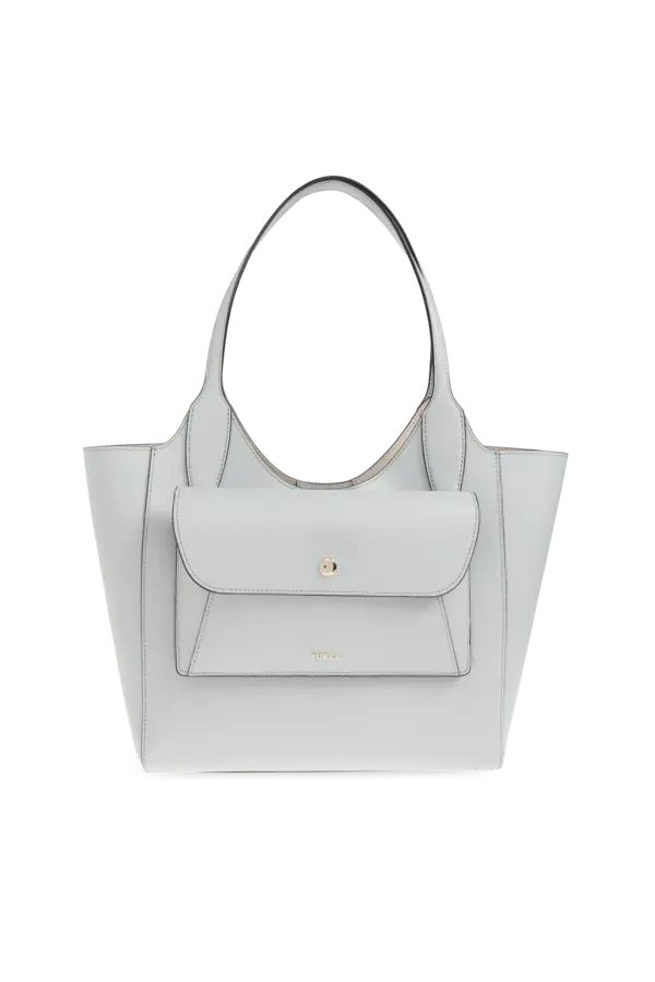 Furla Lea Small Shopper Bag - Light Blue