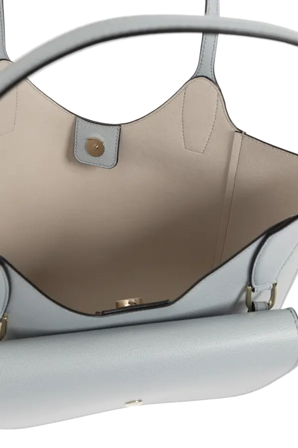 Furla Lea Small Shopper Bag - Light Blue