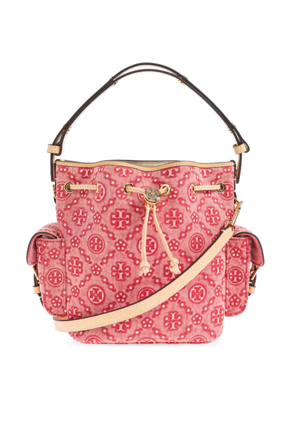 Tory Burch T Monogram Shoulder Bag - Red
