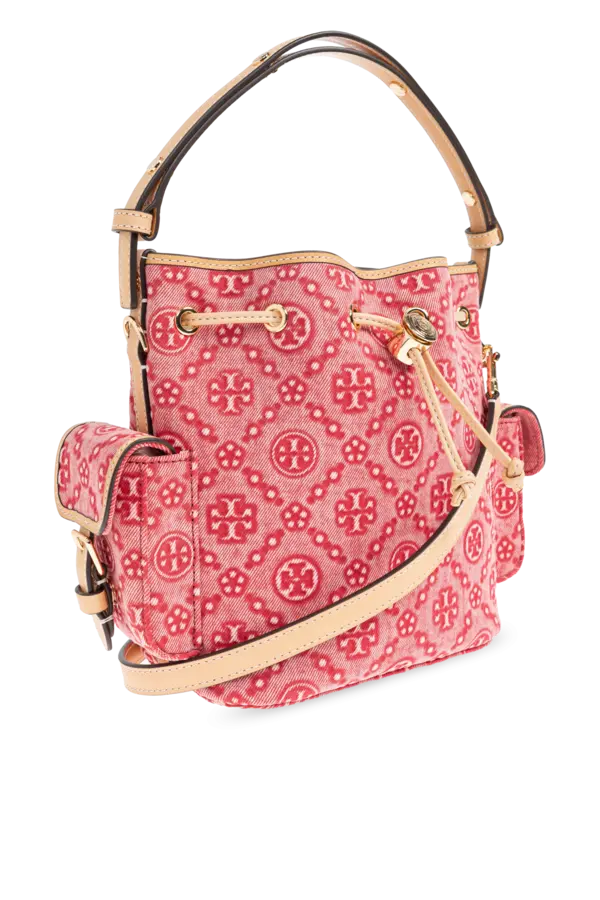 Tory Burch T Monogram Shoulder Bag - Red