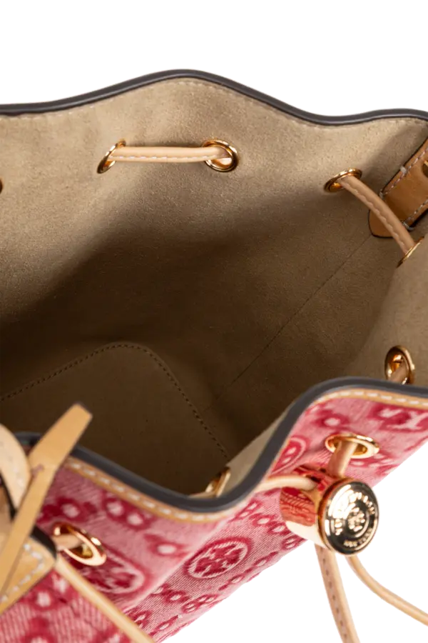 Tory Burch T Monogram Shoulder Bag - Red