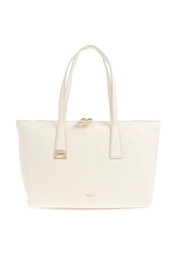 Furla Olivia Medium Shopper Bag - Cream