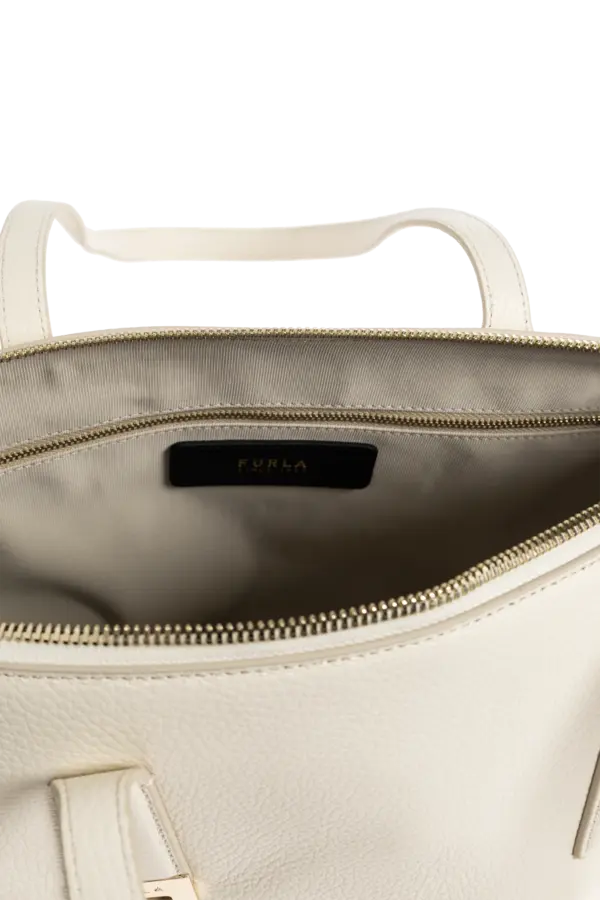 Furla Olivia Medium Shopper Bag - Cream