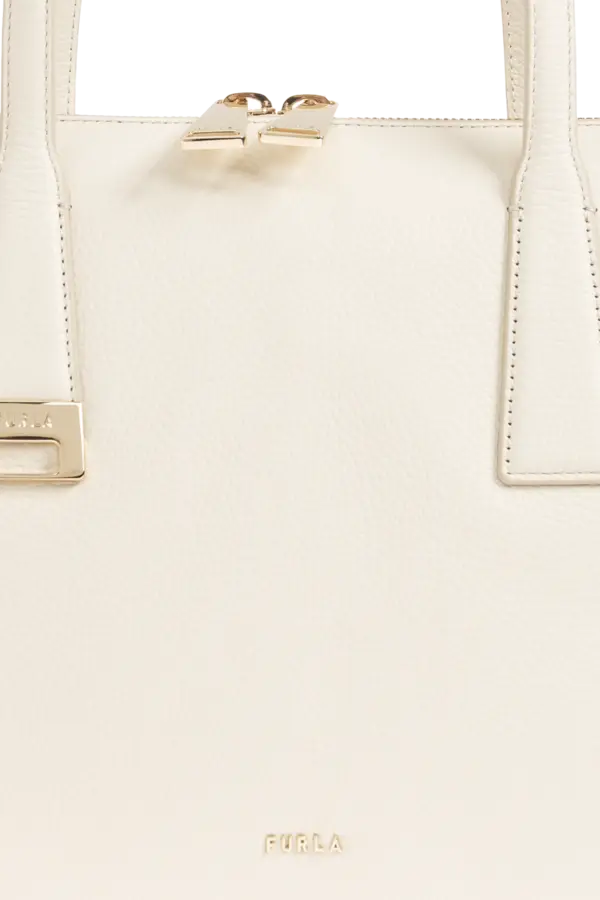 Furla Olivia Medium Shopper Bag - Cream