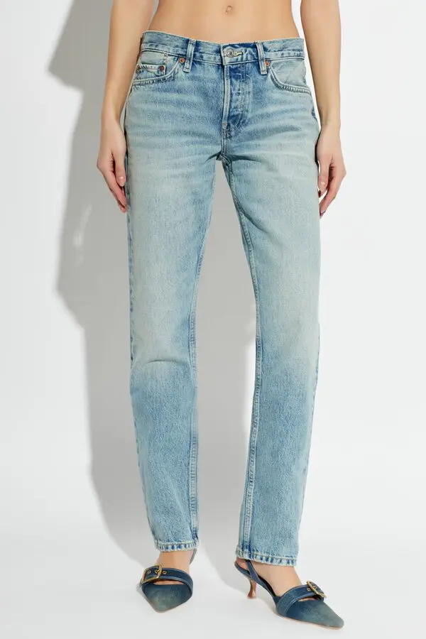 RE/DONE Slim-tapered Jeans - Light Blue