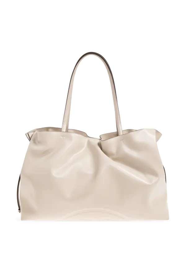 Tory Burch Ella Shopper Tote Bag - Cream