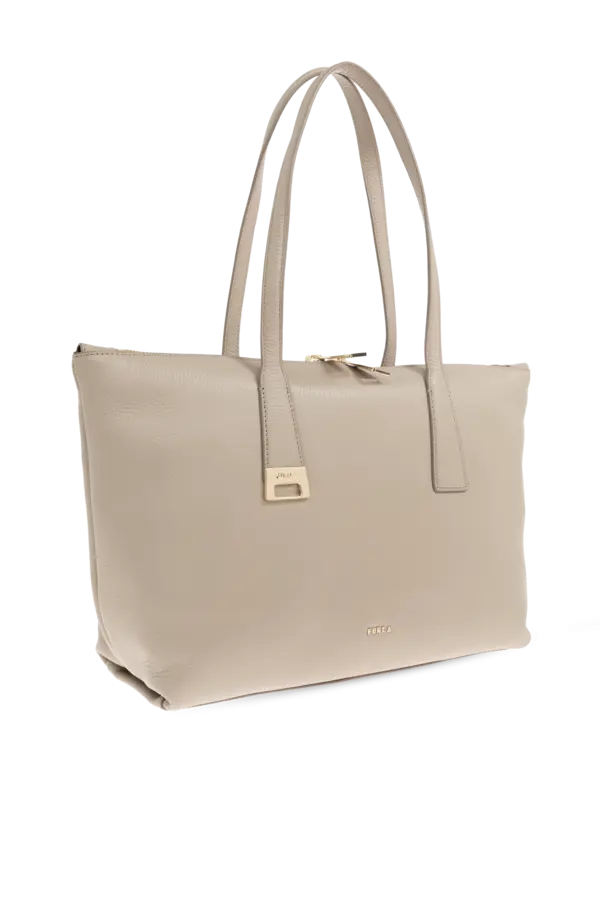 Furla Olivia Medium Shopper Bag - Grey