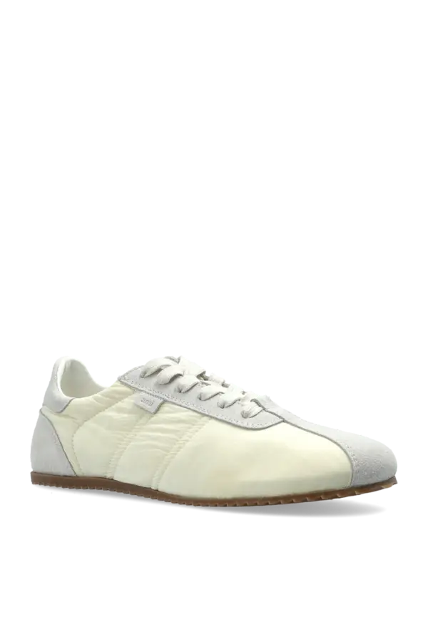 AMI Paris Logo Sneakers - Cream