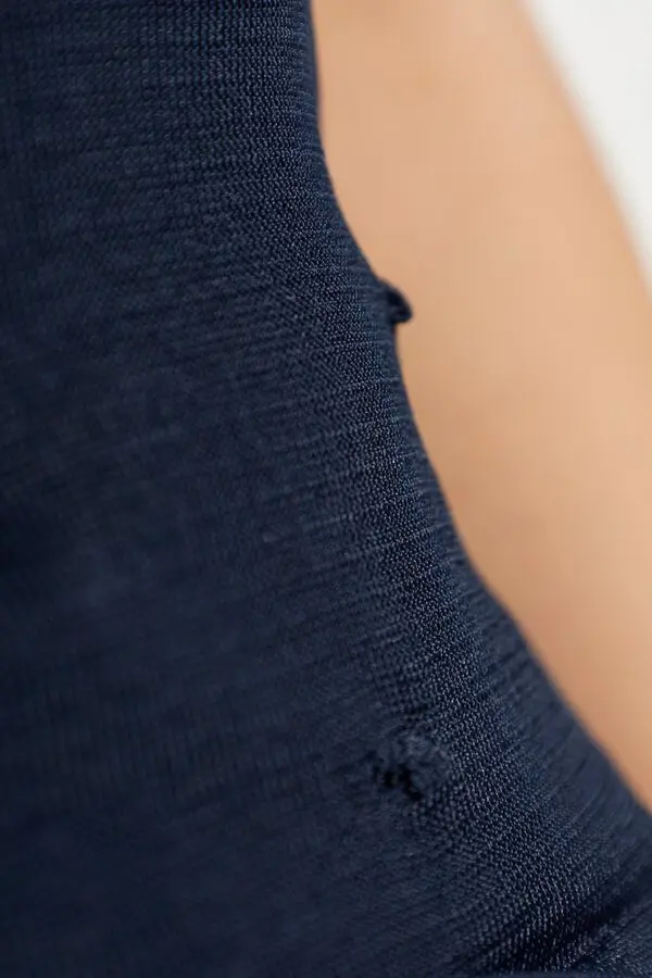 Jacquemus Strappy Viscose Top - Navy Blue