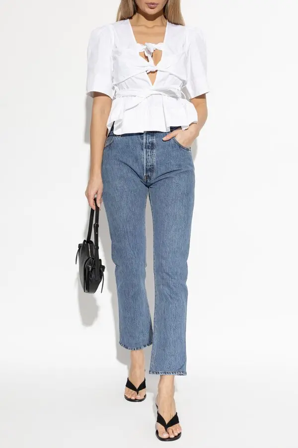 RE/DONE Tapered Leg Jeans