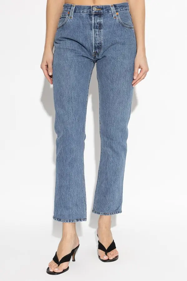 RE/DONE Tapered Leg Jeans