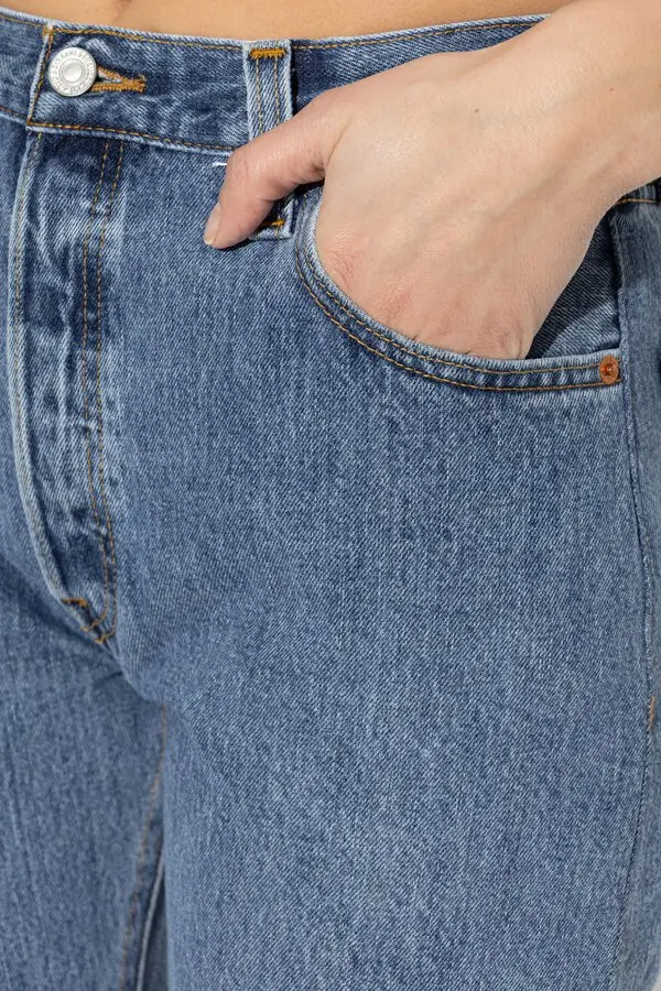 RE/DONE Tapered Leg Jeans