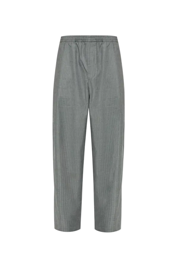 American Vintage Pinstripe Trousers - Grey