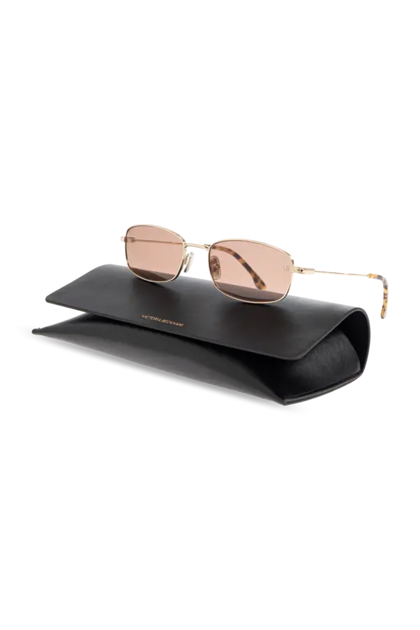 Victoria Beckham Rectangle Sunglasses - Gold