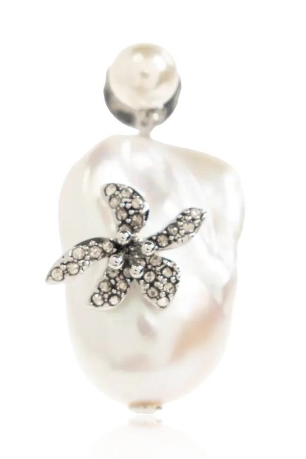 Tory Burch Earrings With Glass Pearl