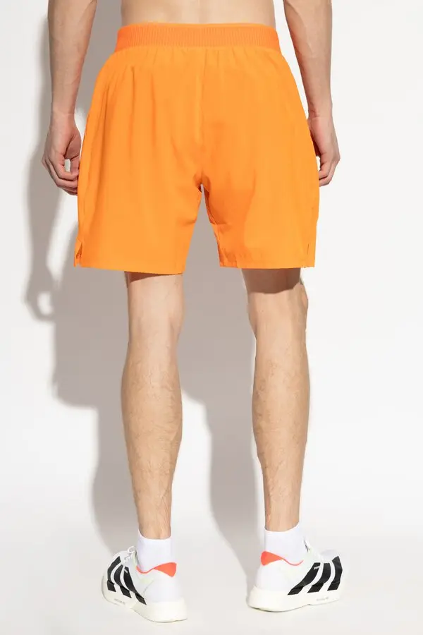 Adidas Training Shorts With Logo - Orange