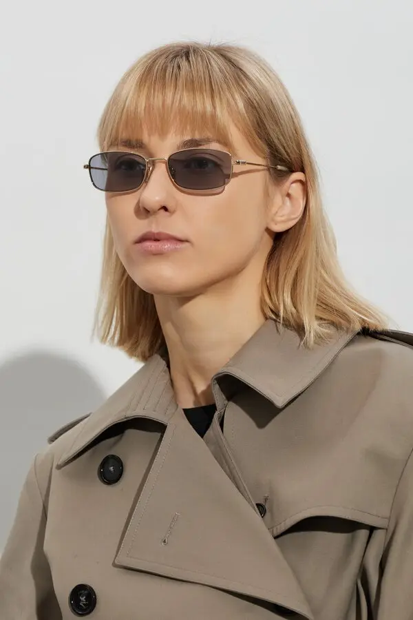 Victoria Beckham Rectangular Sunglasses - Gold